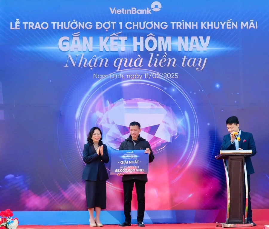 Trao thưởng đợt 1 CTKM “Gắn kết hôm nay - Nhận quà liền tay” | Ngân ...
